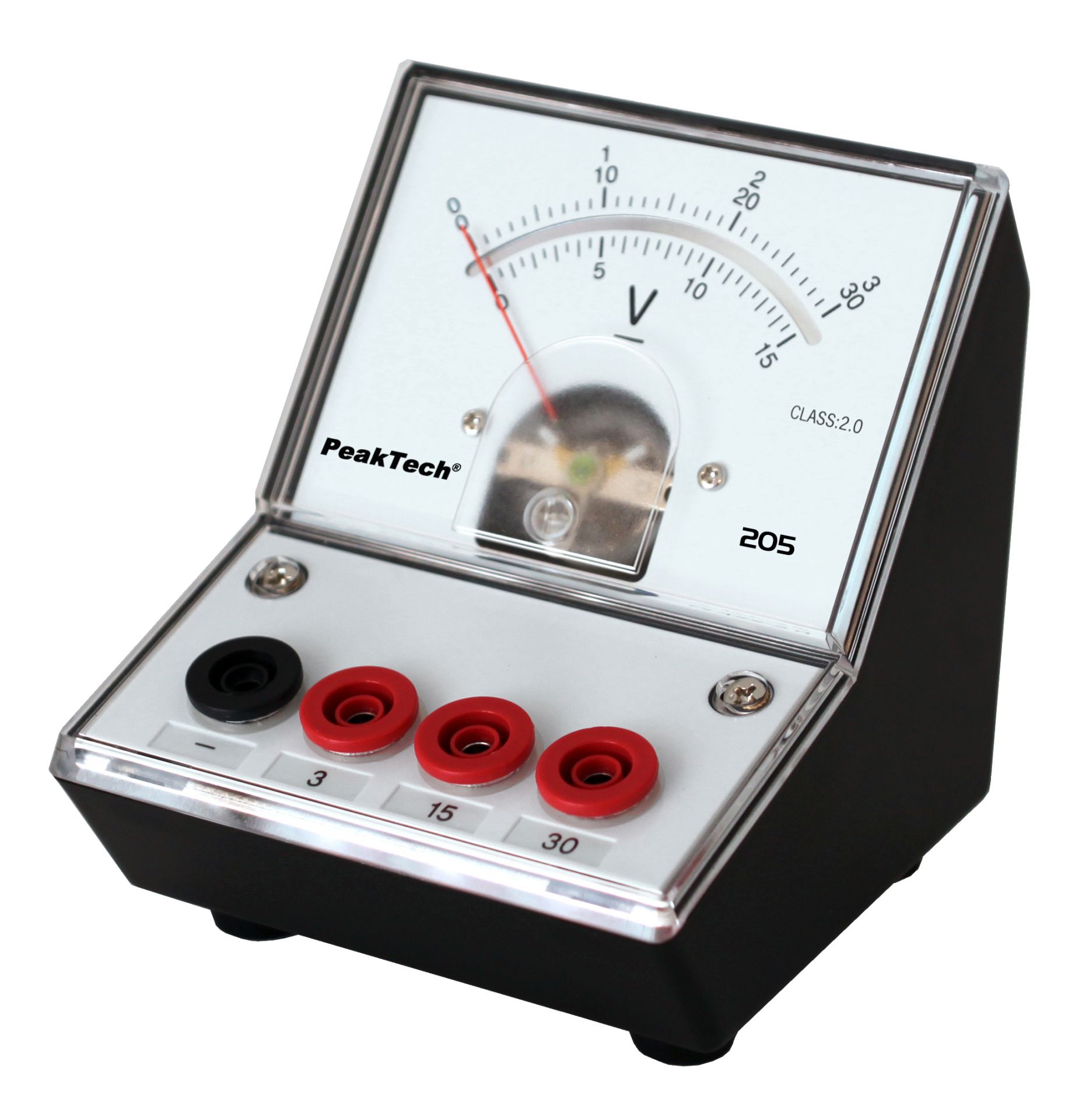 «PeakTech® P 205-06» Analog voltmeter - 0 ... 3V/15V/30V DC | P 205-06