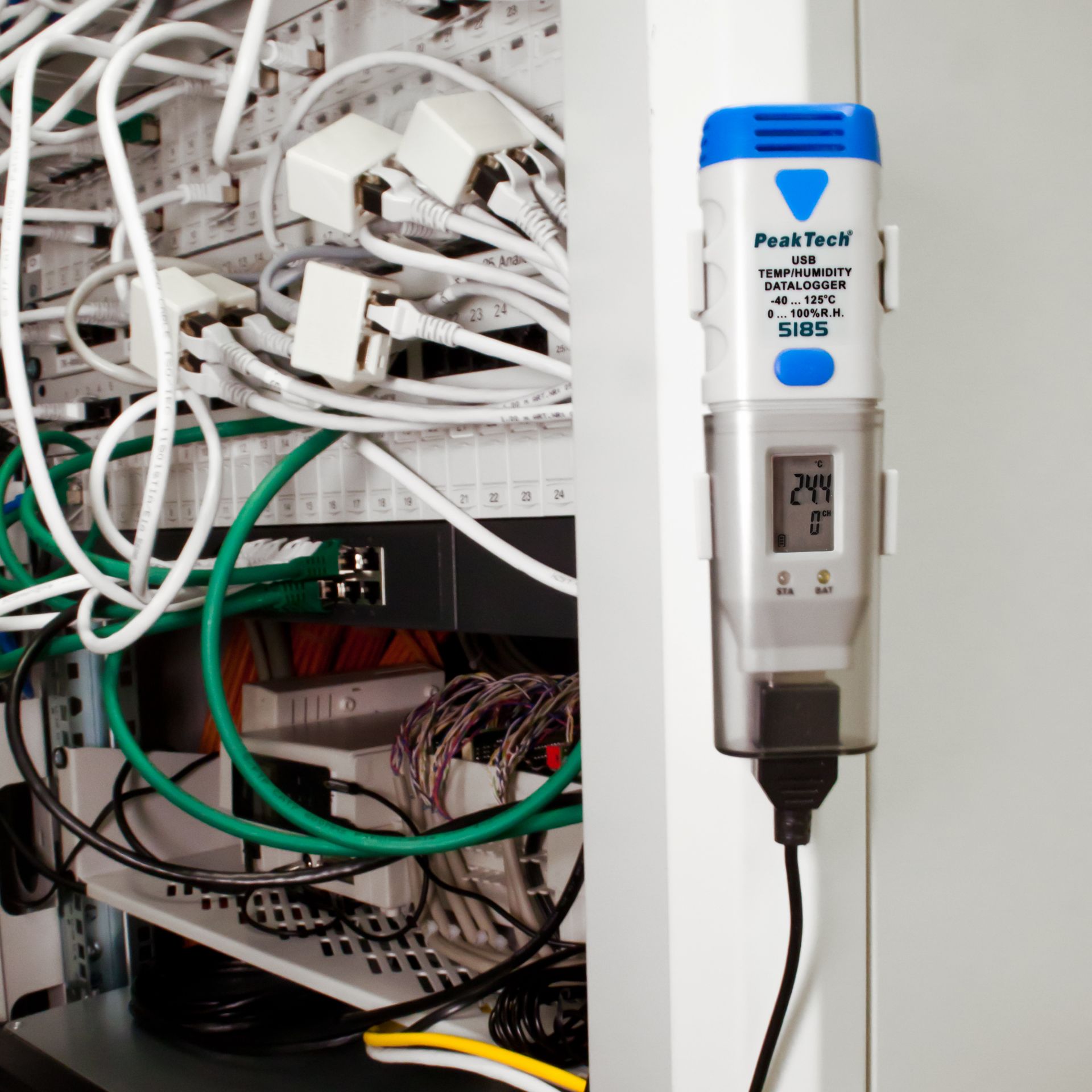 «PeakTech® P 5185» USB-Datalogger Temperature and Humidity | P 5185