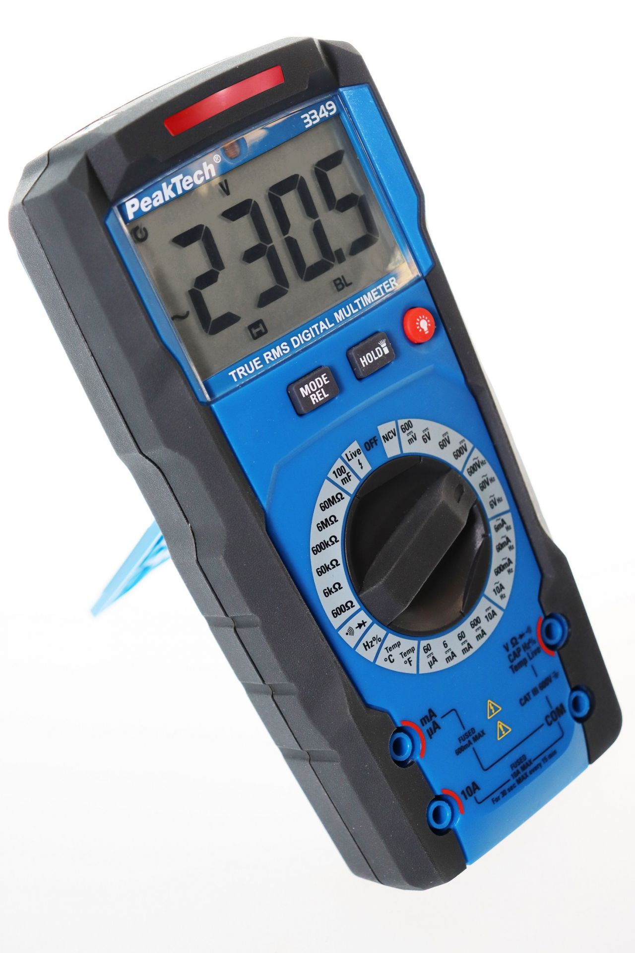 «PeakTech® P 3349» TrueRMS digital multimeter 6000 Counts, Man. Range ...