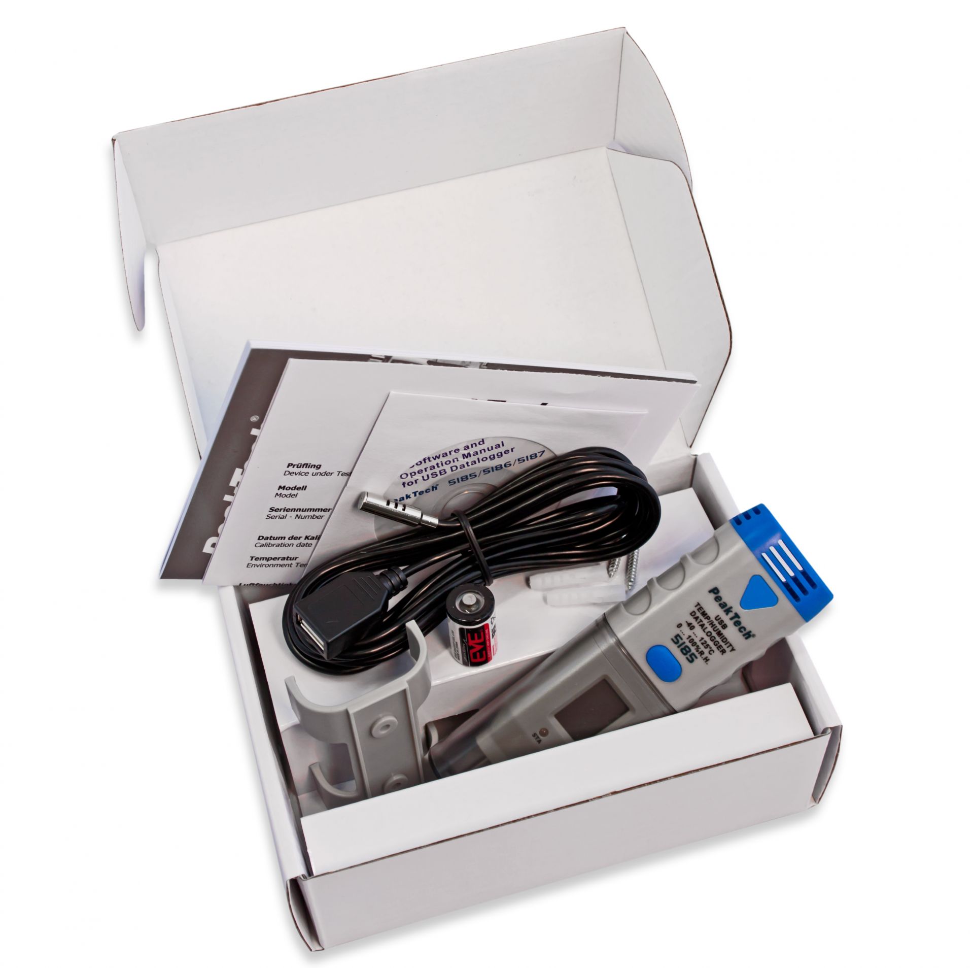 «PeakTech® P 5185» USB-Datalogger Temperature and Humidity | P 5185
