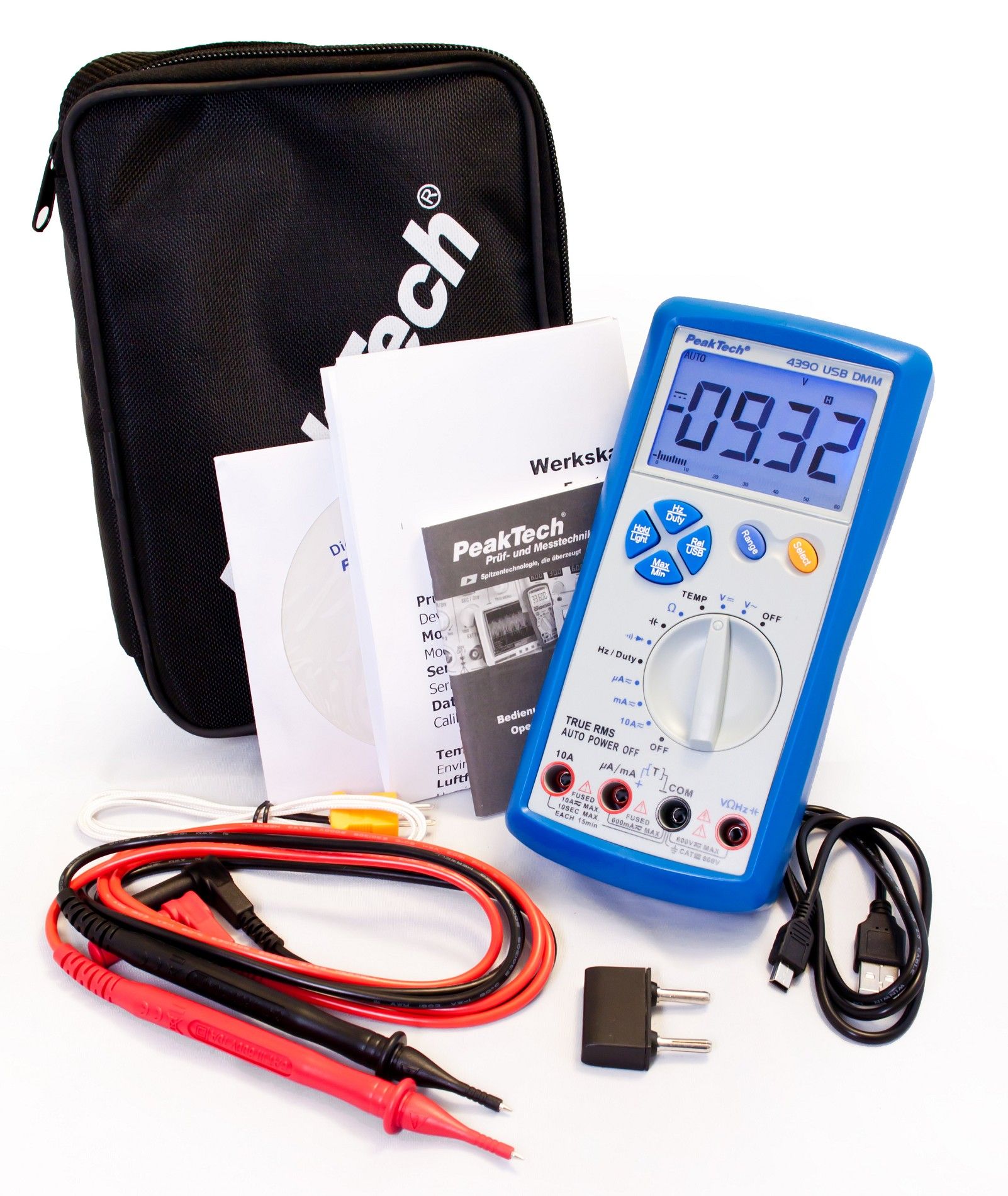 «PeakTech® P 4390» Digital Multimeter, 6.000 Counts, TrueRMS | P 4390