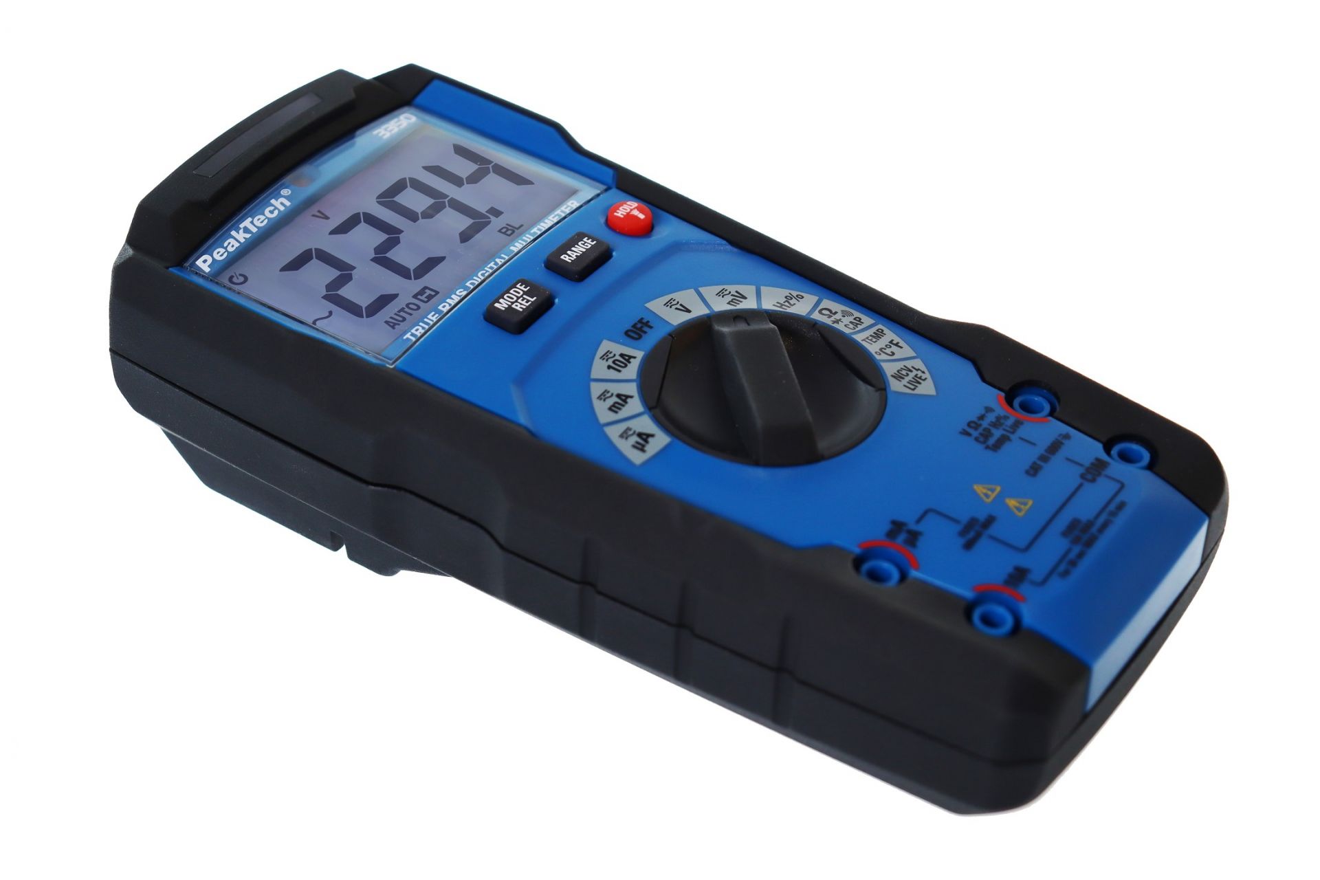 «PeakTech® P 3350» TrueRMS digital multimeter 6000 Counts, Auto Range ...