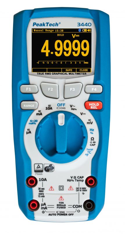 «PeakTech® P 3440» True RMS graphic multimeter 50,000 counts | P 3440
